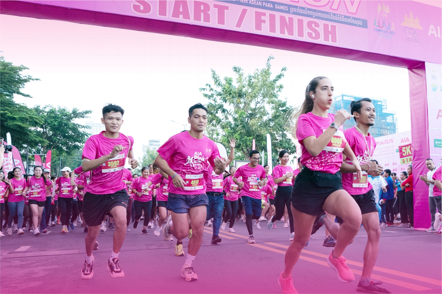 AIA Pink Run – Cambodia Amazing Events | Cambodia Events | Night Run | Marathon | Fun Run ...